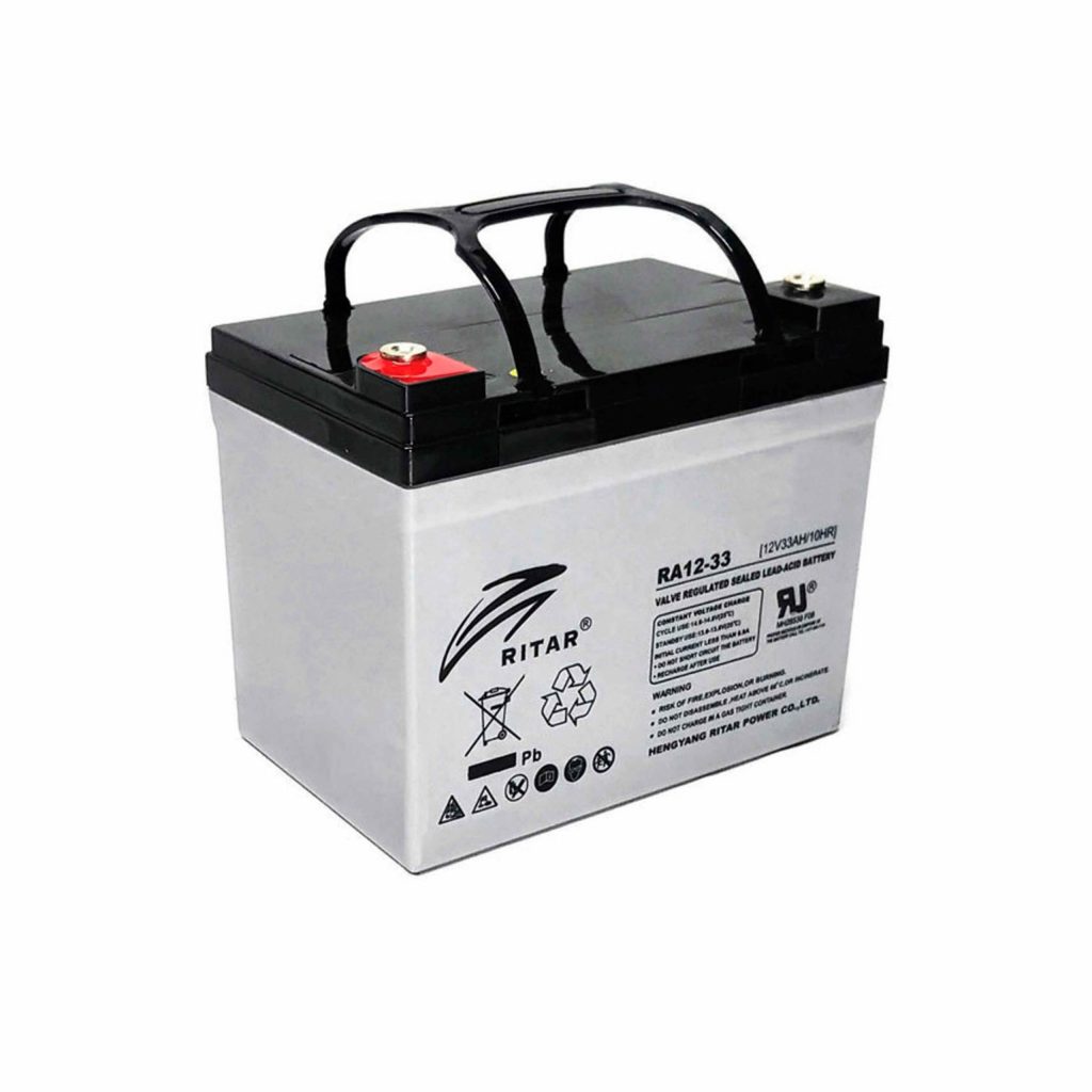 Batería Silla De Ruedas Ritar 12v X 33ah - Deltamed Deltamed